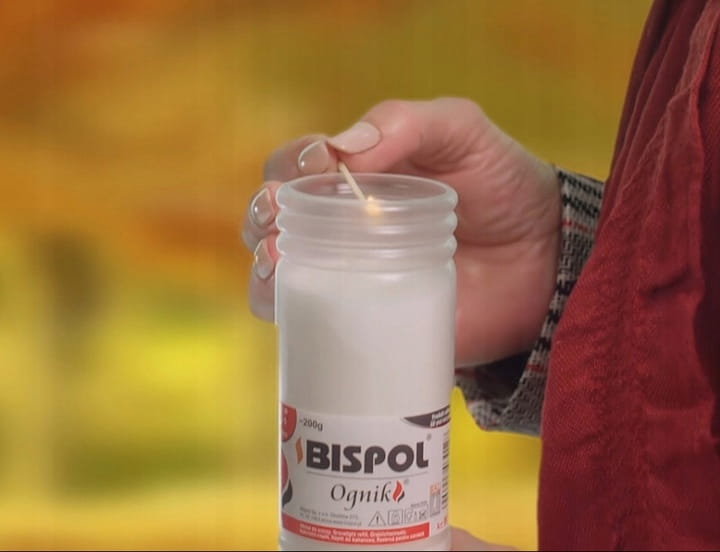 BISPOL Ognik Wkłady do Zniczy Parafinowe WP4 96h - Sklep internetowy Flamma