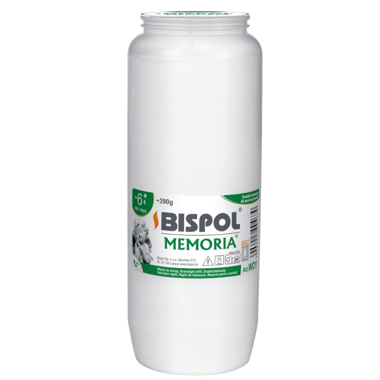 Bispol Memoria WO11 Wkład Olejowy 6 dniowy - Sklep internetowy Flamma